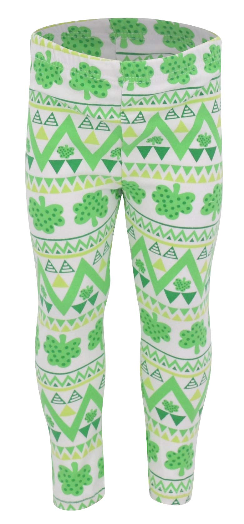 Unique Baby Girls St Patrick's Day Pinch Proof Legging Set (7/XXL, Green)
