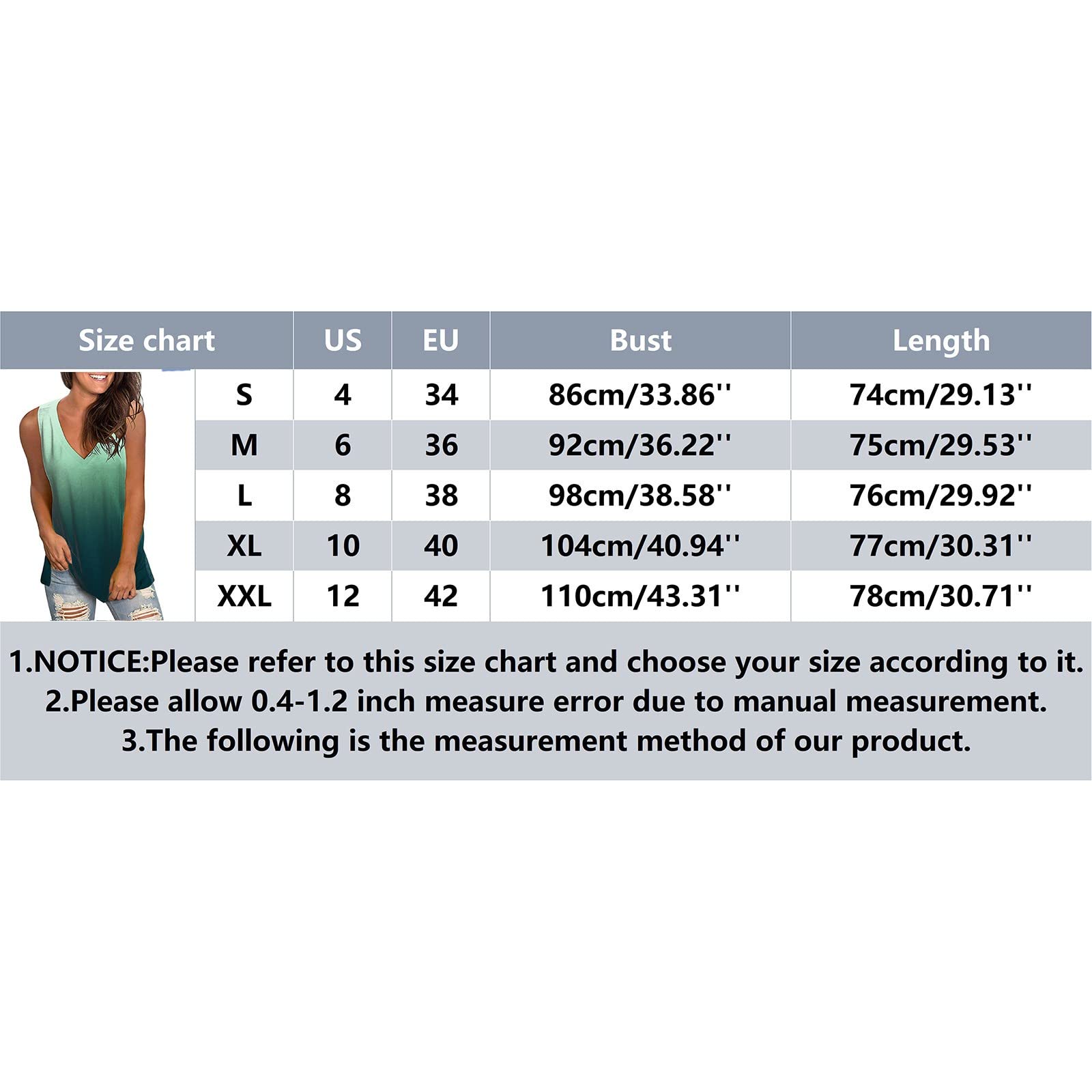 Balakie Workout Tops for Women Deep V Neck Tank Tops Summer Sleeveless Tunic Tops Printing Loose Going Out Tops Tees