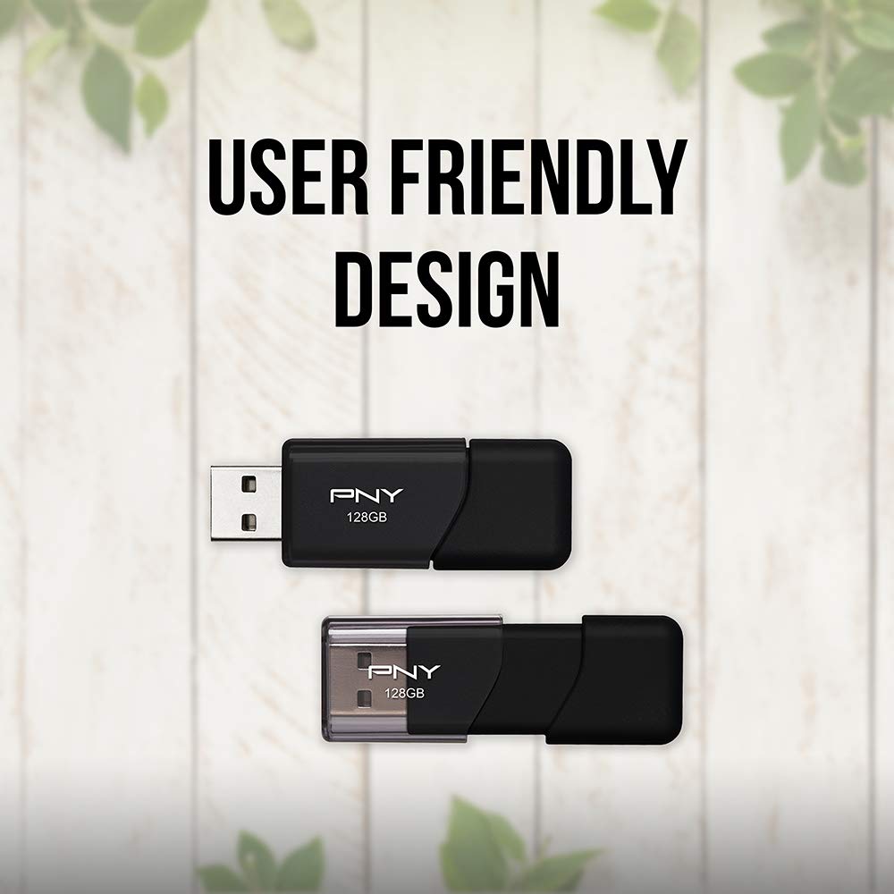 PNY 16GB Attaché 3 USB 2.0 Flash Drive, 5-Pack