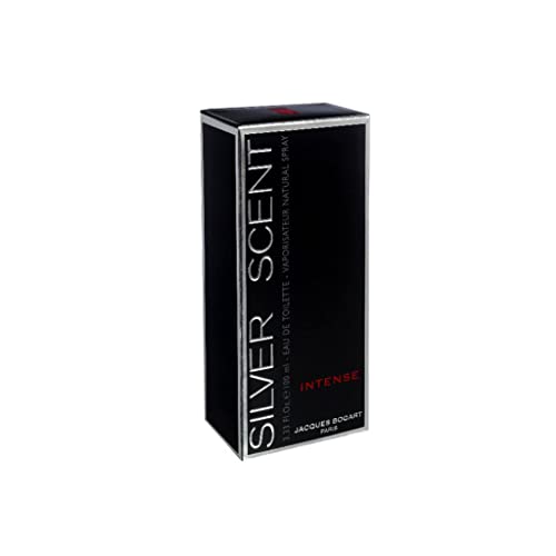 Jacques Bogart Silver Scent Intense Men Eau De Toilette Spray, 3.33 Ounce