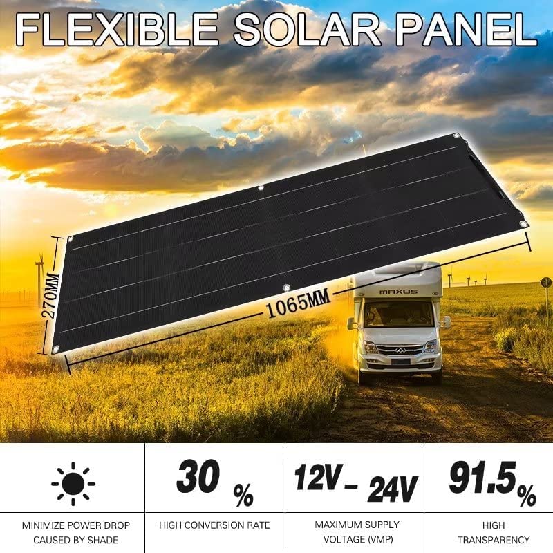 800 Watt Solar Panel Kit, with Charge Controller(40A) 2pcs 400 Watt Flexible Monocrystalline Solar Panel kit Photovoltaic Module for 12-24V Battery Charging Car Battery Camper RV Yacht Battery