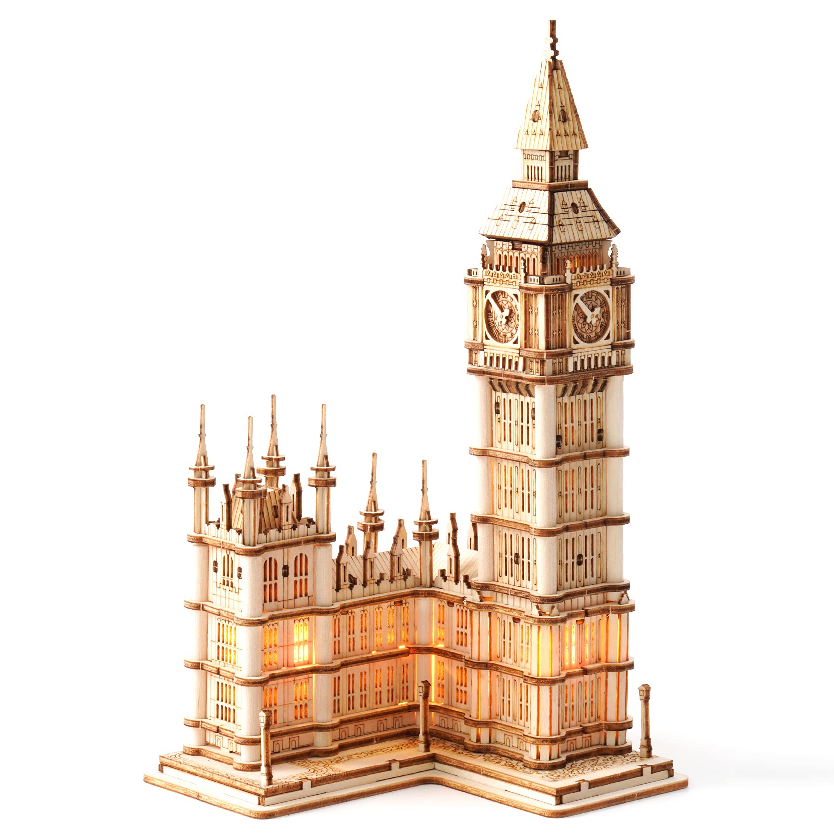 Rowood 3D Puzzles for Adults Wooden Model Kit Adult Craft Kit Gifts for Teens Age 14+ Big Ben
