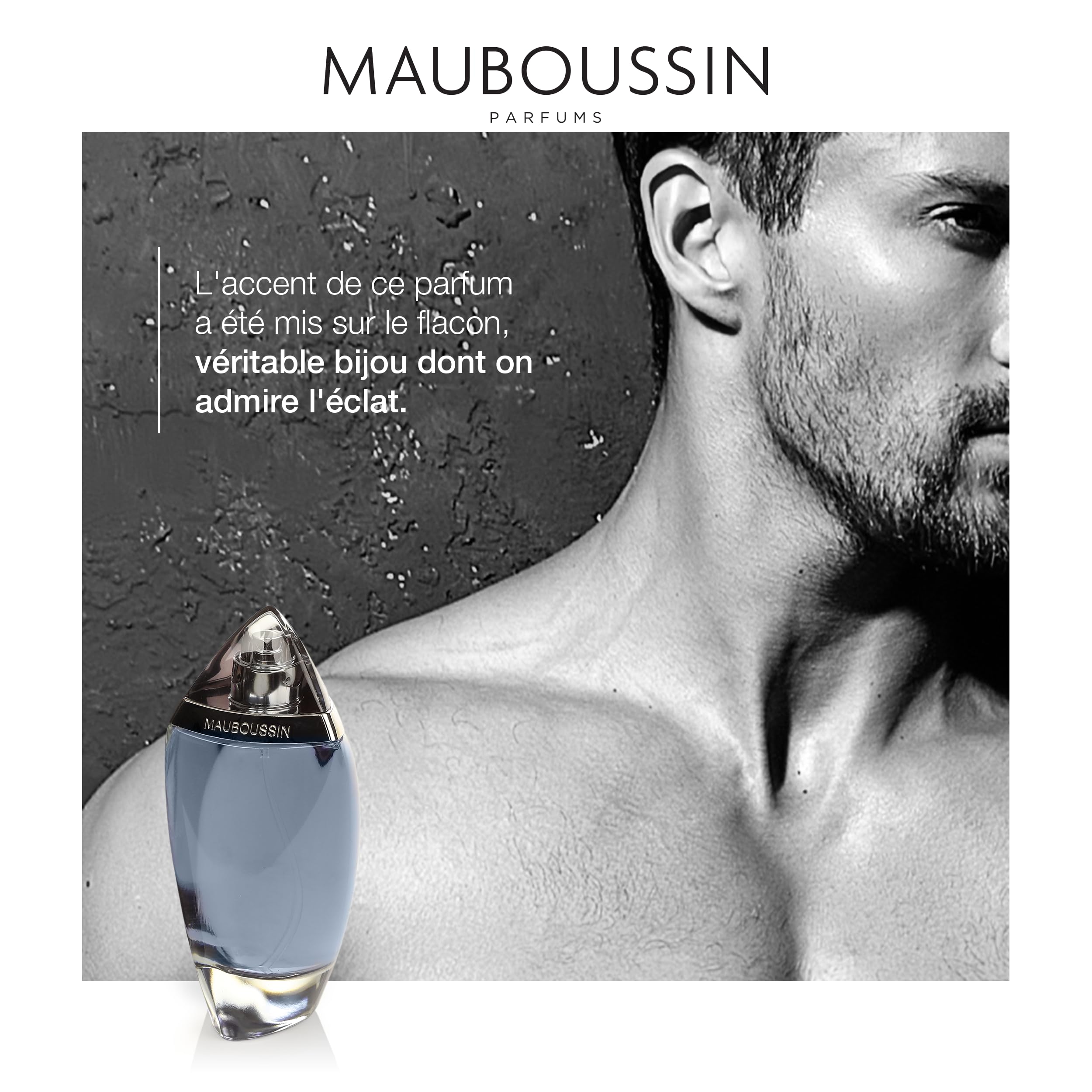 Mauboussin - Original Homme 100ml (3.3 Fl Oz) - Eau de Parfum for Men - Woody & Aromatic Scents