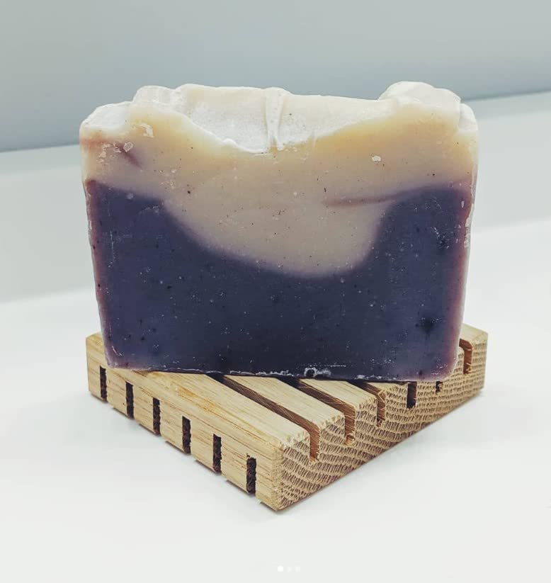 NATURE'S APOTHECARY Huckleberry Premium Bar Soap - Cold-Processed Castile Soap - Eco-Friendly, Vegan, Hypoallergenic, All-Natural, Handmade in USA by DAYSPA Body Basics
