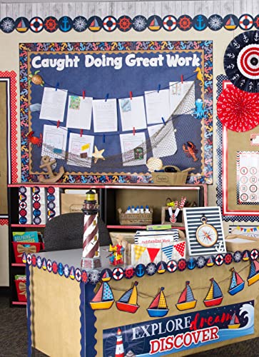 Teacher Created Resources (8895) Nautical Sea Life Accents