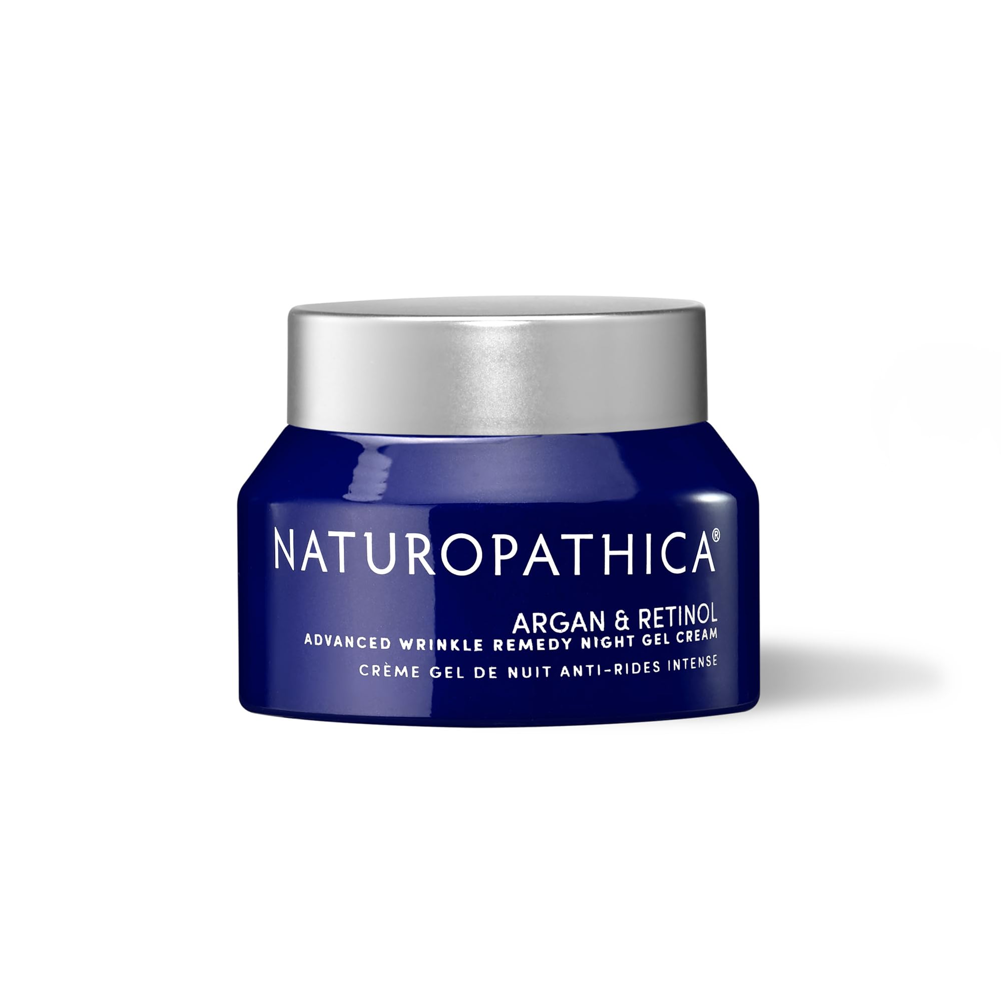 Naturopathica Argan & Retinol Wrinkle Remedy Night Gel Cream, Overnight Retinol Moisturizer to Help Improve Fine Lines and Wrinkles, Face Moisturizer for Men and Women, 1.69 fl oz