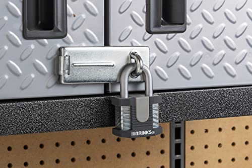 BRINKS - 50mm Commercial Laminated Steel Keyed Padlock, 6-Pack - Solid Steel Body with Boron Steel Shackle