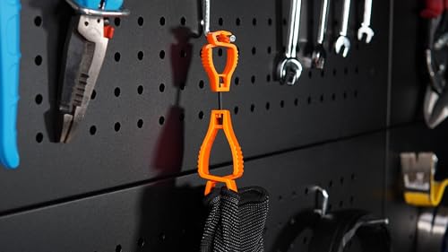 Glove Guard 1939OR Clip, Blaze Orange, Large