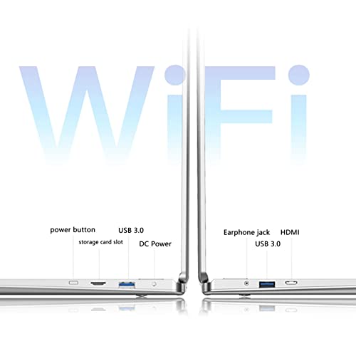 AMONIDA 13.3 Inch Laptop Fingerprint Reader 100-240V IPS Touch Screen 2.4G 5G WiFi 360 Degree Convertible Laptop for Work (16+1TB US Plug)