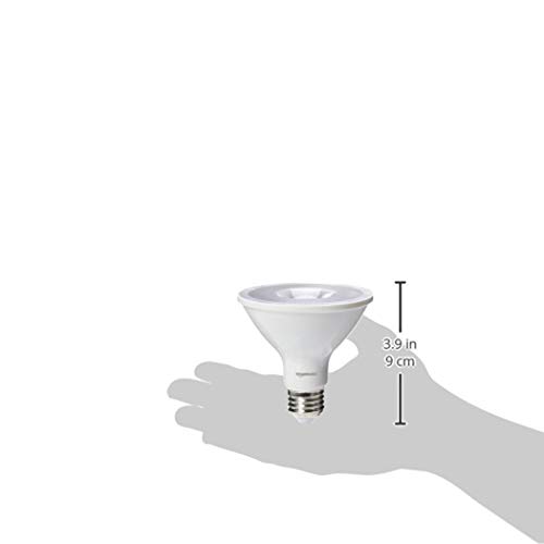 Amazon Basics Commercial Grade 25,000 Hour LED Light Bulb | 75-Watt Equivalent, PAR30S, Cool White, Dimmable, 6-Pack