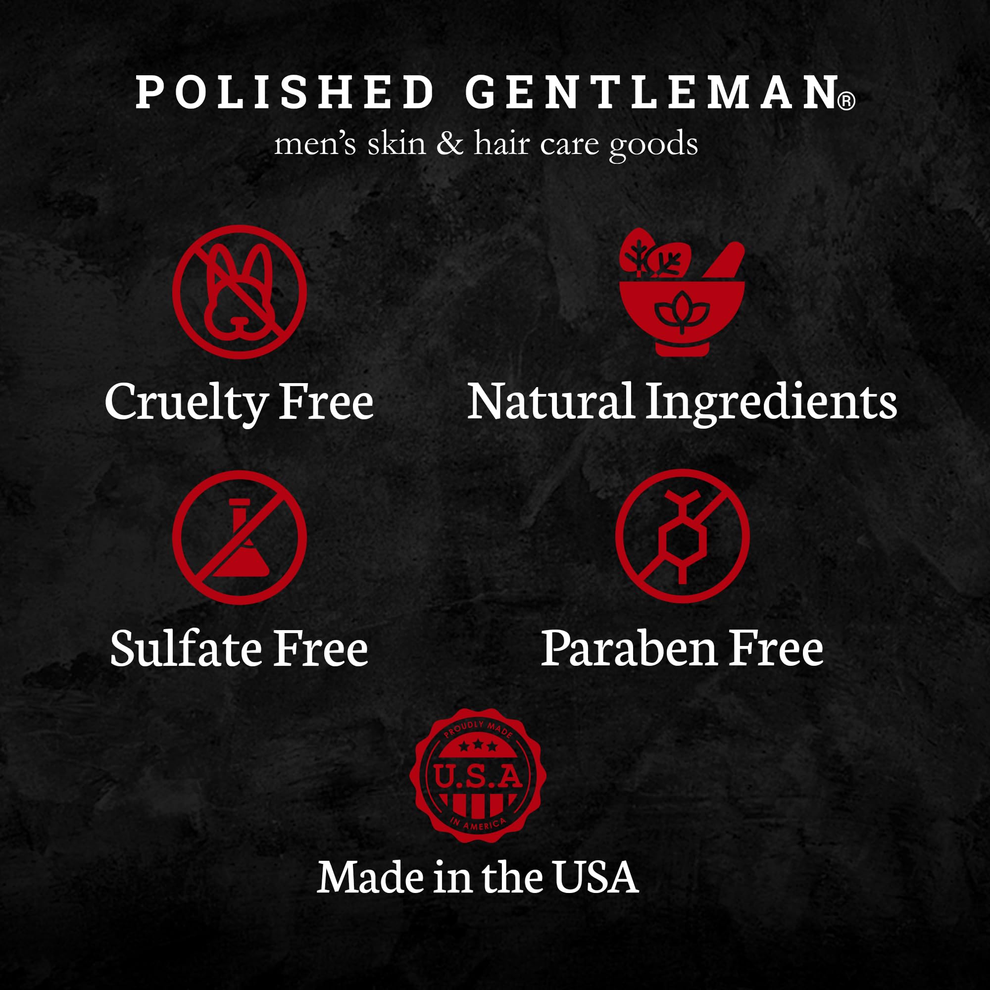 Polished Gentleman Beard Shampoo & Face Wash - 8oz, Refreshing with Peppermint, Tea Tree & Argan Oils for Thicker, Softer Beard