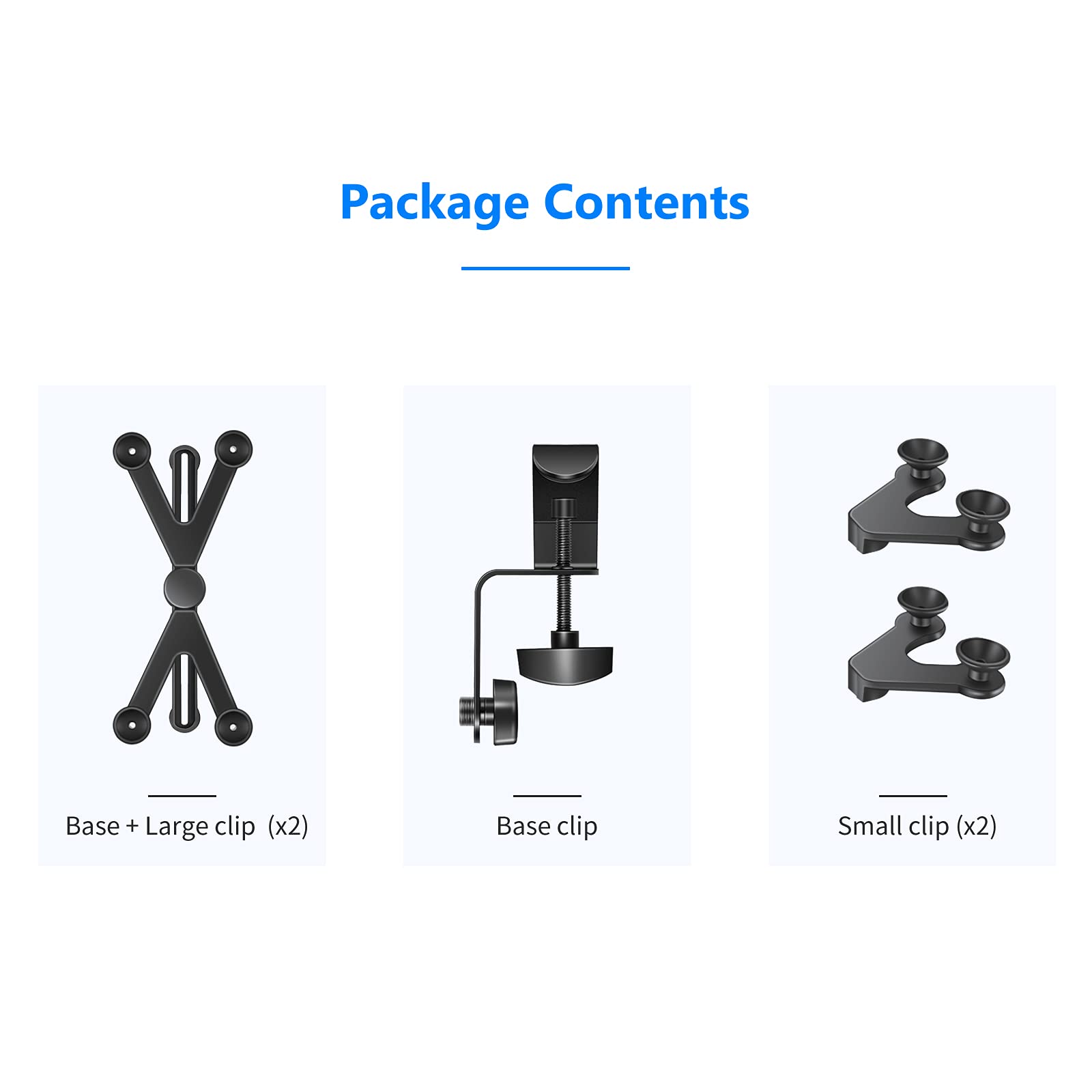 Neewer 7-14 inches Adjustable Tablet Holder Mount with 360 Degree Swivel Clamp for Connecting with Microphone Stand, Compatible with iPad, iPad Pro, iPad Air, Google Nexus Samsung Galaxy