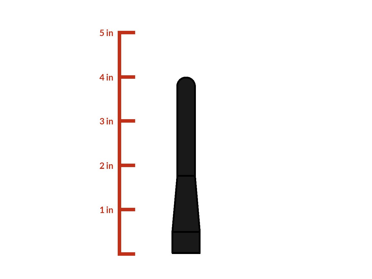 CravenSpeed Stubby Antenna Compatible with Chevy Equinox 2015-2017 | 4 inches | Short Antenna Replacement | Made in The USA