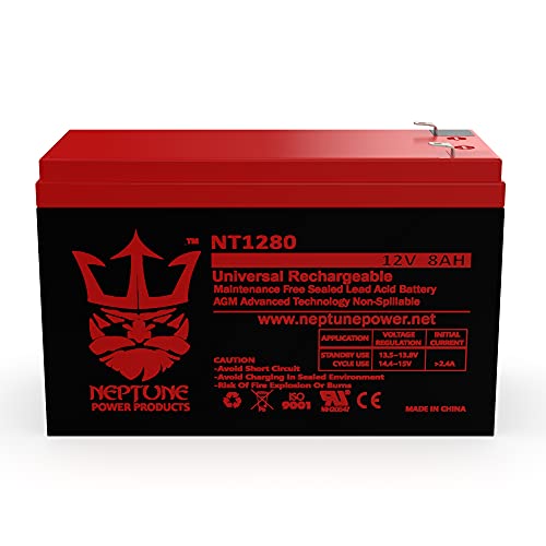 Neptune Replacement for Verizon Goldtop GT1280-HG 12v 8ah F2