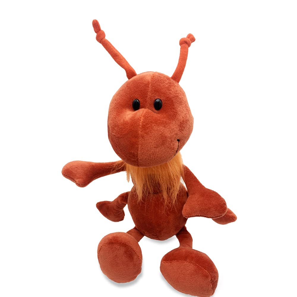 JoyAmigo Ant Plush Stuffed Animal Insect Toy, Soft Ant Bug Plushies, Best Gift for Kids Birthday Party Costume Ants Go Marching Nursery Decoration Bugs Mother's Day Present