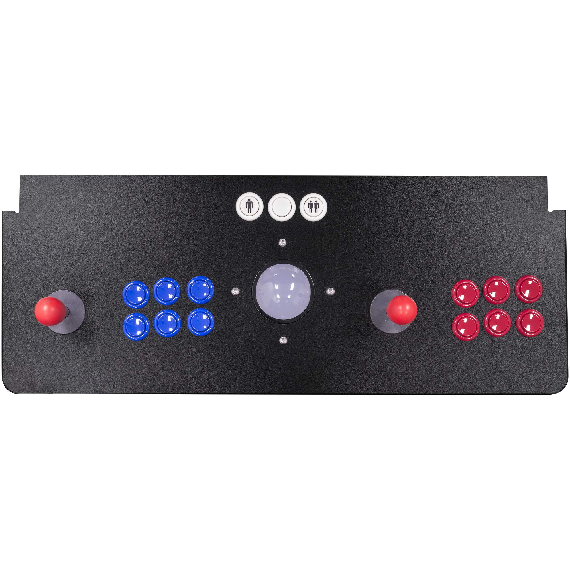 Creative Arcades Full Size Stand-Up Commercial Grade Arcade Machine | 2 Player | 3500 Games | 22" LCD Screen | 2 Sanwa Joysticks | Trackball | 2 Stools Included | 3 Year Warranty