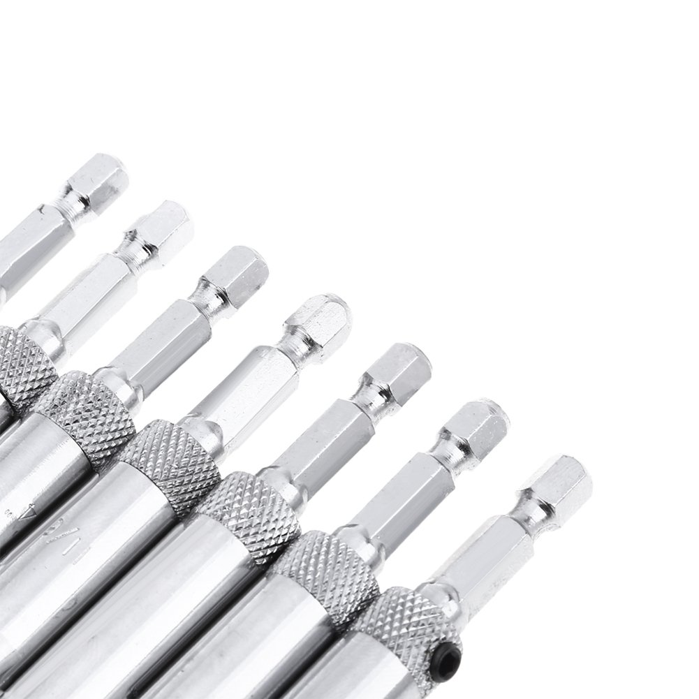 GORCHEN Center Drill Bit Set Self Centering Hinge Hole Drilling Tool Kit Woodworking Hinge Drilling Assortment 5 Sizes 7 Pcs