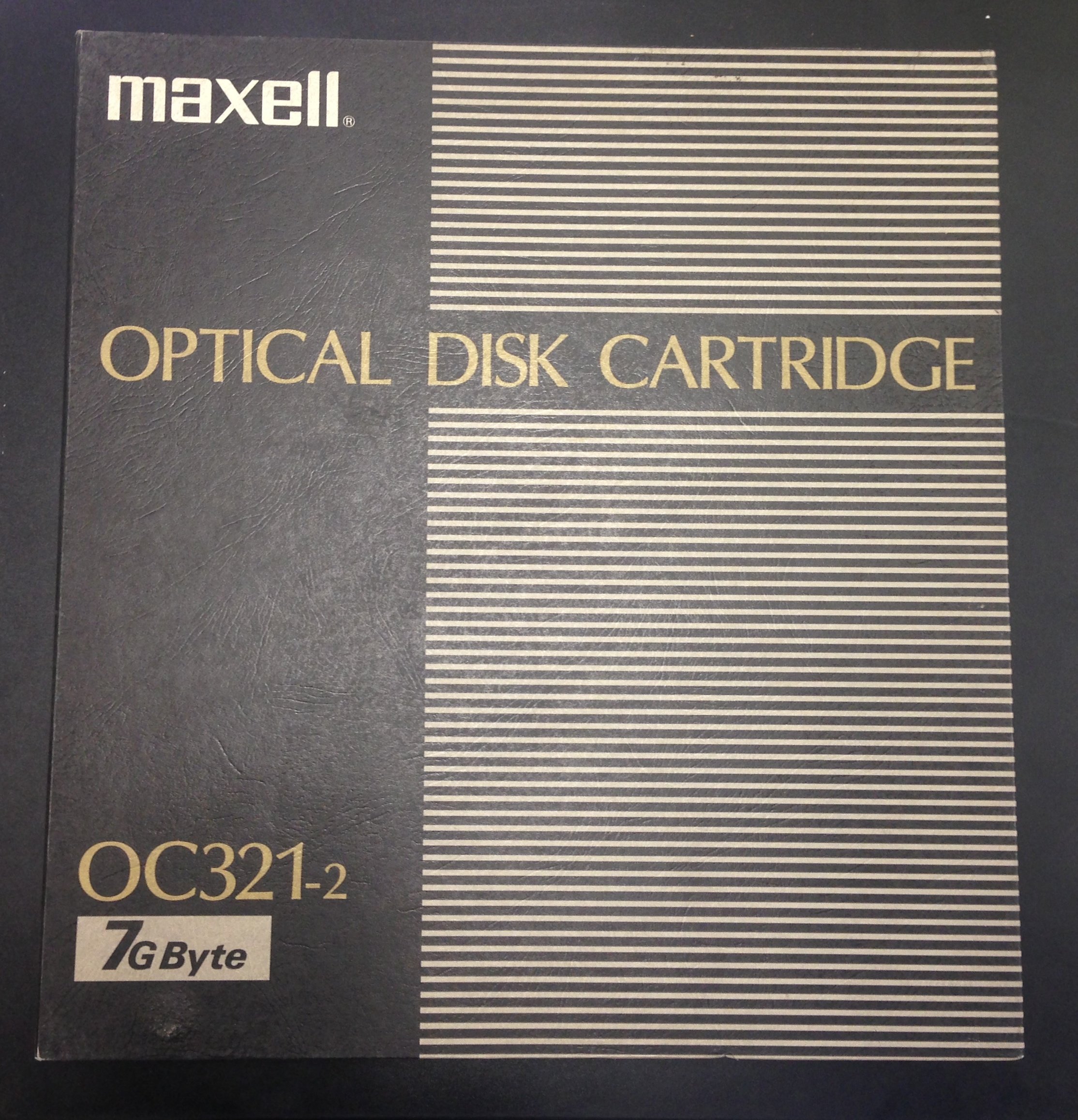 Maxell OC321-2 7GB 12" WORM (Write-Once) Double Sided Optical Disk Cartridge