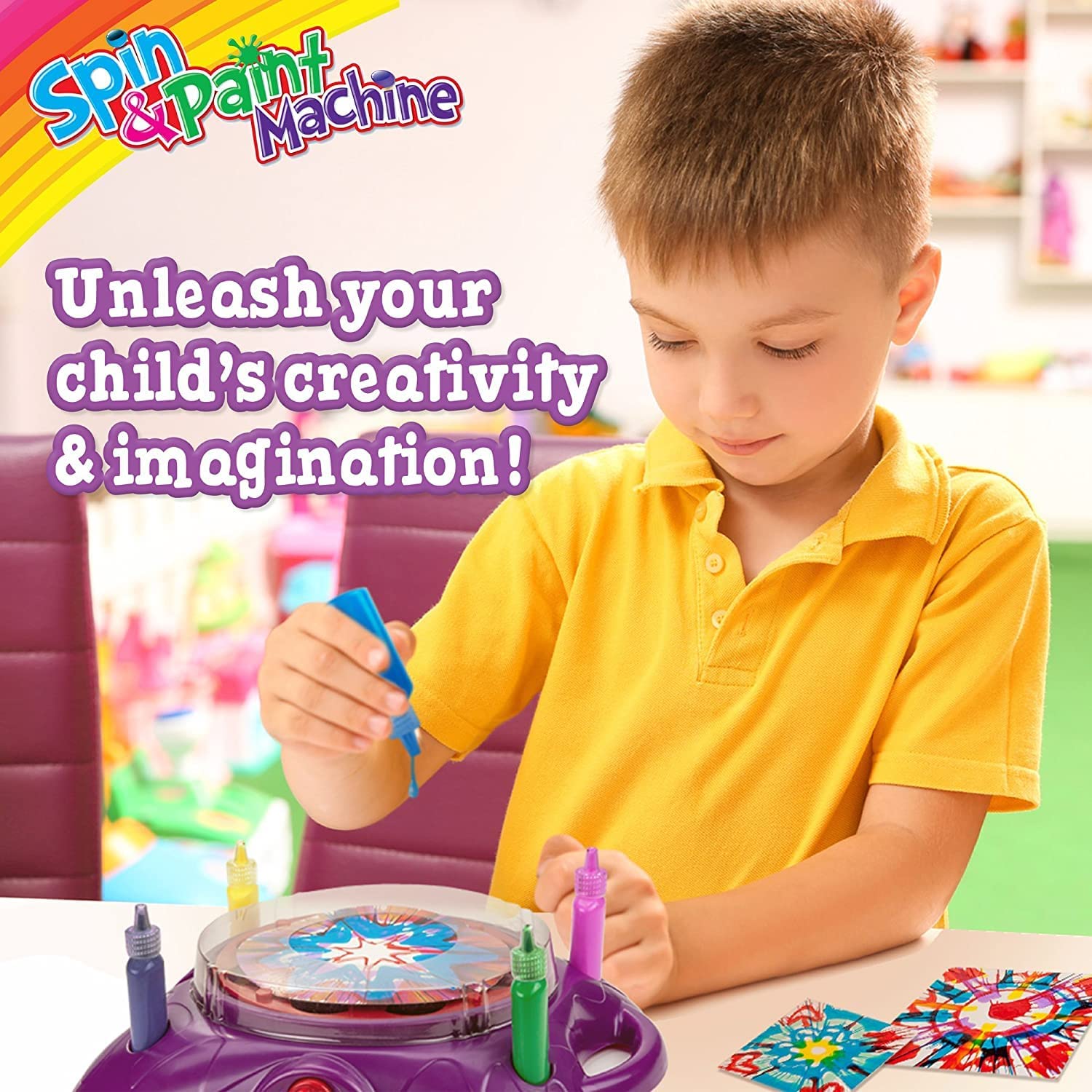 Creative Kids Spin & Splatter Masterpiece Bundle: Unleash Endless Creativity and Artistic Adventures