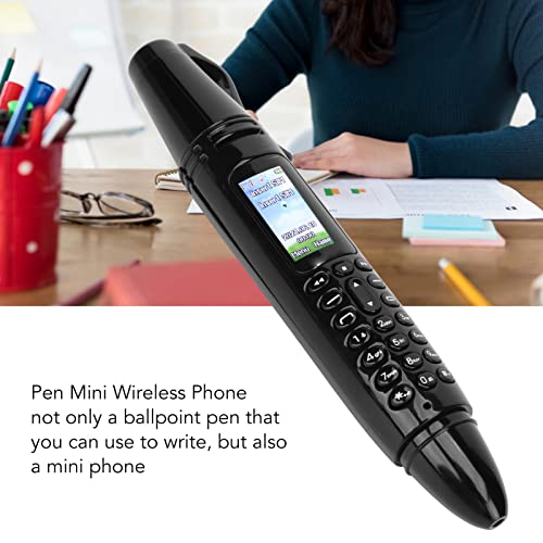 Dpofirs Pen Mini Cell Phone,Bluetooth Dialer and 0.96 Inch Tiny Screen Mobile Phone,Dual SIM GSM Support and 32G Memory Card with Camera,Unlocked and Ready for Worldwide Network.