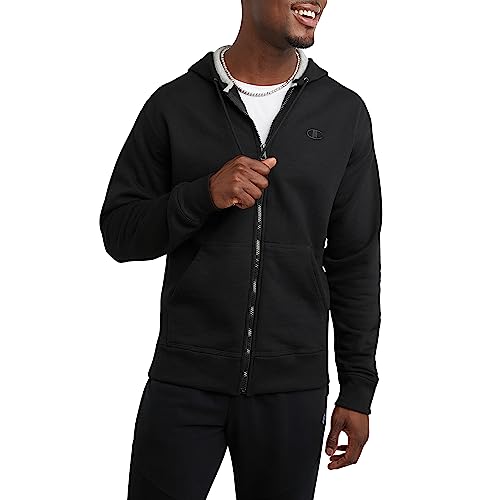 Champion Men's Zip-Up Hoodie, Powerblend, Zip-Up Hoodie Sweatshirt for Men (Reg. or Big & Tall)