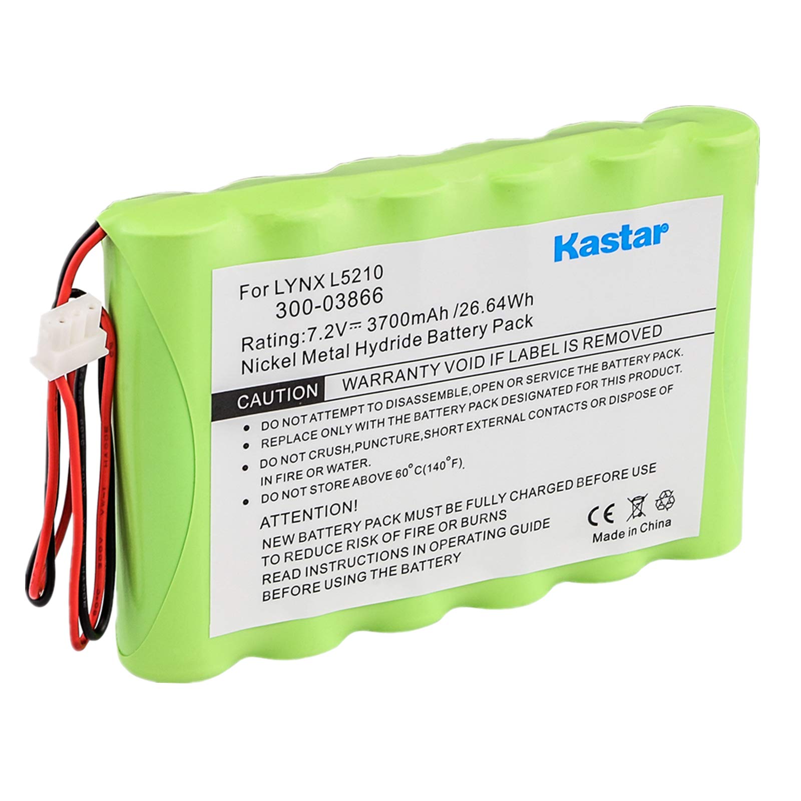 Kastar Battery Replacement for Honeywell Ademco Genuine LYNXRCHKIT-SHA Lynx Backup Battery, 300-03866, LCP500-4B, OSA214, Lynx Plus, Lynx 5100 5200 5210 5300 7000, Lyric Keypad LCP500-L Controller