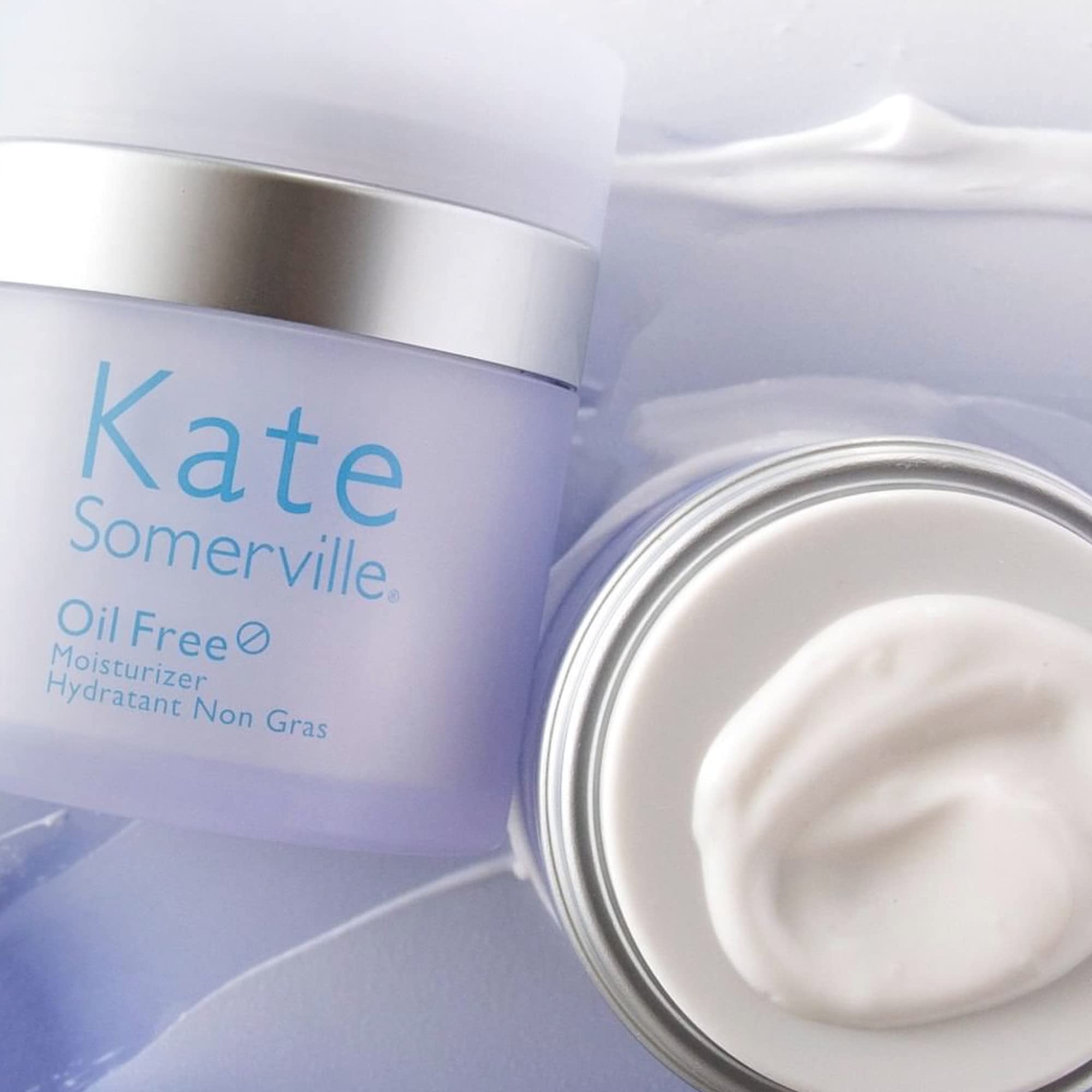 Kate Somerville Oil Free Moisturizer - Clinically Formulated for Oily Skin β Lightweight, Hydrating Daily Oil Control Face Cream, 1.7 Fl Oz