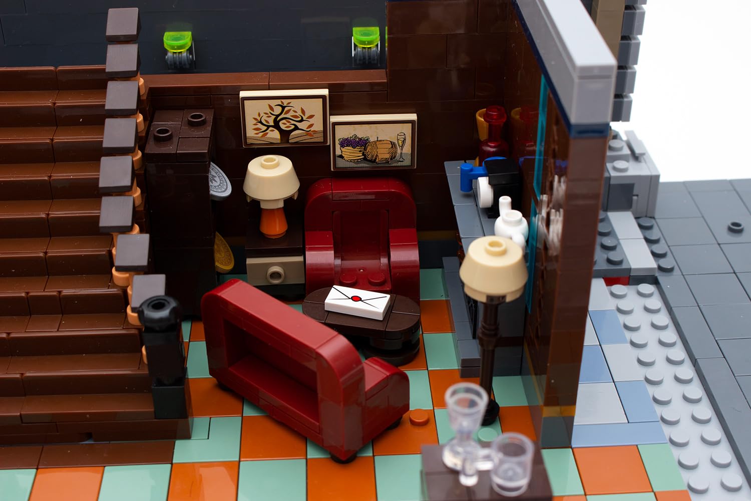 General Jim's New York Sanctorum Sanctum - Magic Library Santuary Modular City Bulding Blocks Set | Compatible with Lego City Sets and All Major Brands