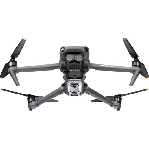 DJI Mavic 3 Pro with DJI RC, Flagship Triple-Camera Drone with 4/3 CMOS Hasselblad Camera, 43-Min Flight Time, with 128 GB Micro SD Card, 3.0 USB Card Reader, Landing Pad, Waterproof Backpack and More