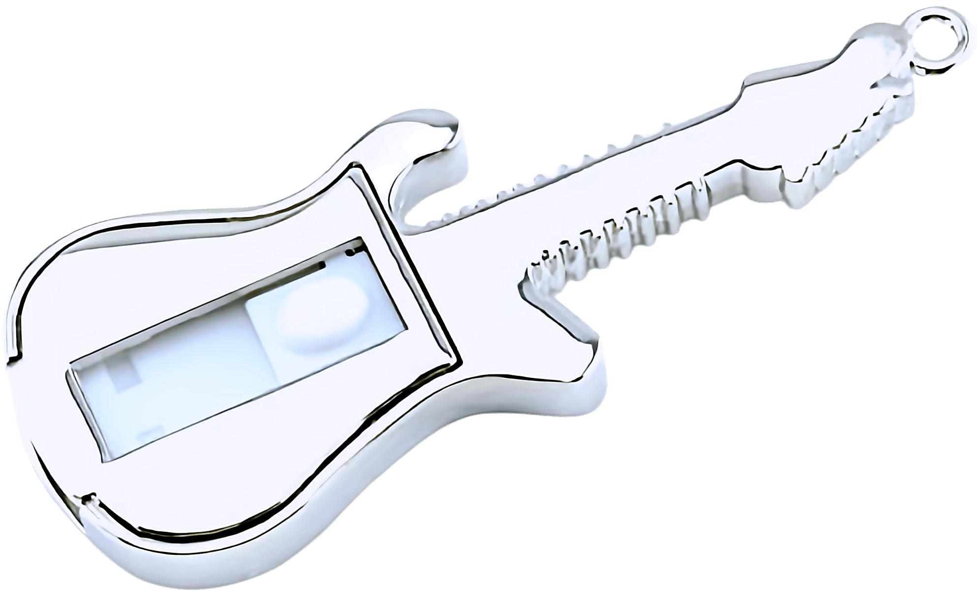 WooTeck 64GB Metal Guitar USB Flash Drive Red