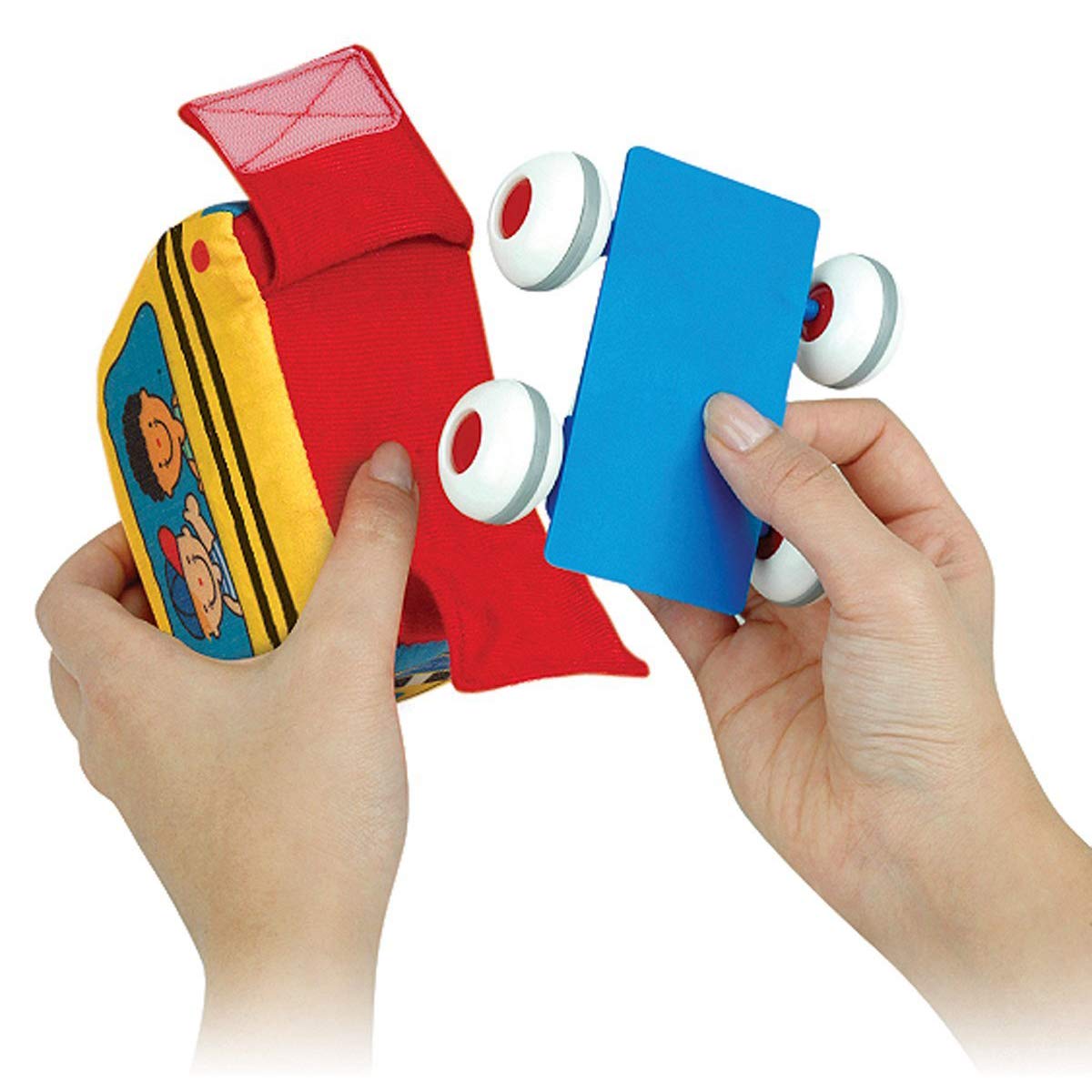 Melissa & Doug Pull-Back Vehicle: K's K i d s Series Learning Toy Set Bundle with 1 Theme Compatible M&D Scratch Fun Mini-Pad (09168)