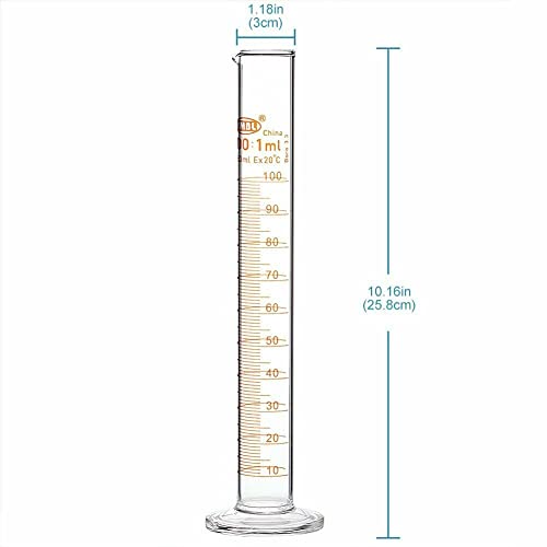 BioRing Alcohol Hydrometer 0-100% Accurate Meter for Whiskey Moonshine Distill Test Jar (Wood Box+Glass jar)