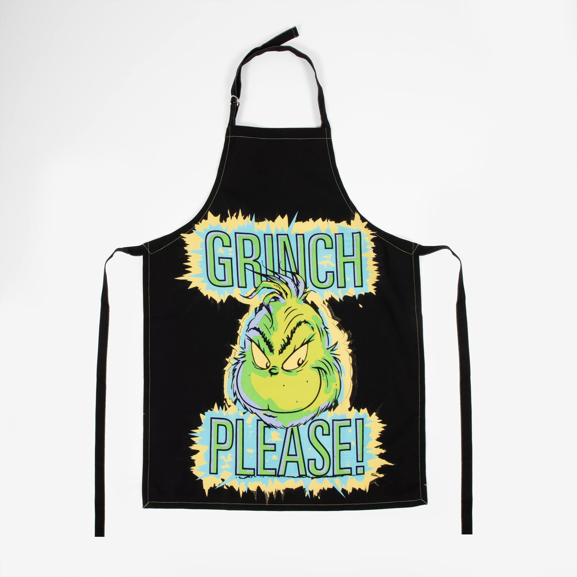 Bioworld Dr. Seuss The Grinch Please Kitchen Textile Apron Set of 3