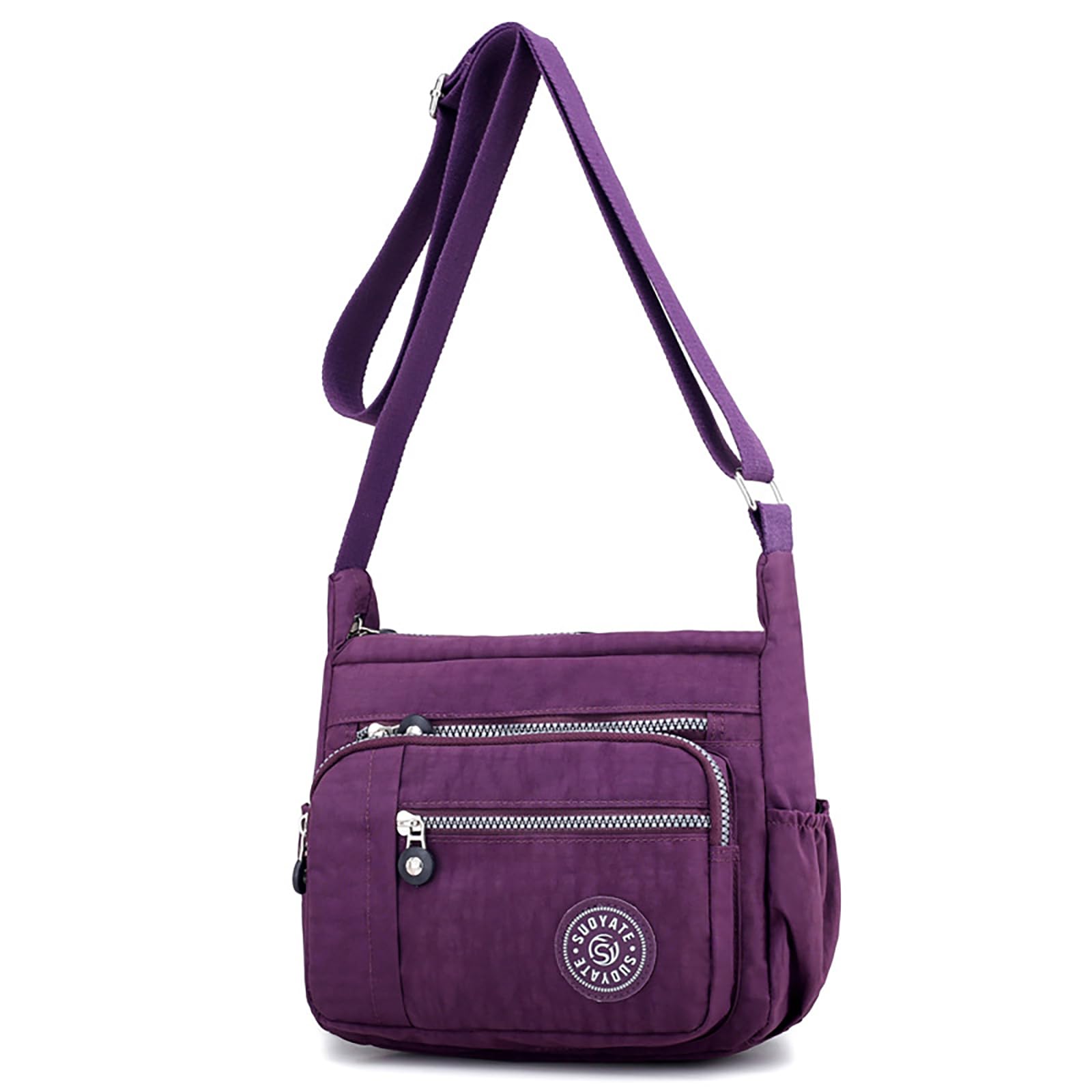 Crossbody Bag for Women Multifunctional Shoulder Handbags for Daily Use Travel Work (Black A)