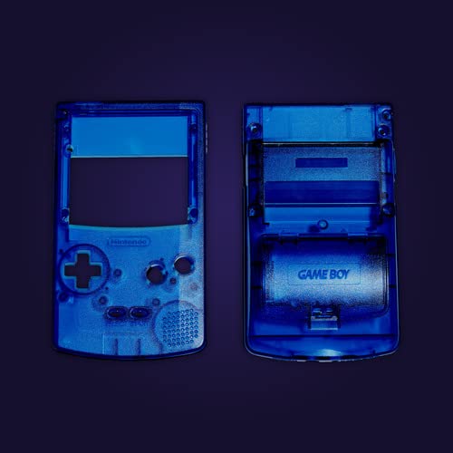 FunnyPlaying Game Boy Color Q5 Laminated IPS Ready Shell (Clear Blue)