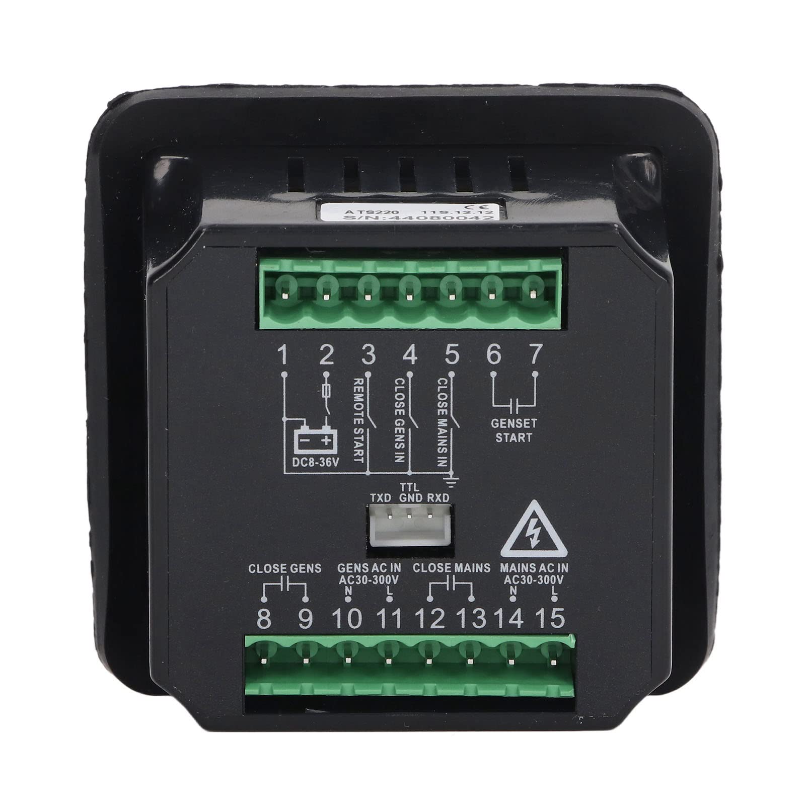 Automatic Transfer Switch Controller IP54 Waterproof LED Display Dual Power ATS Controller 30β300V