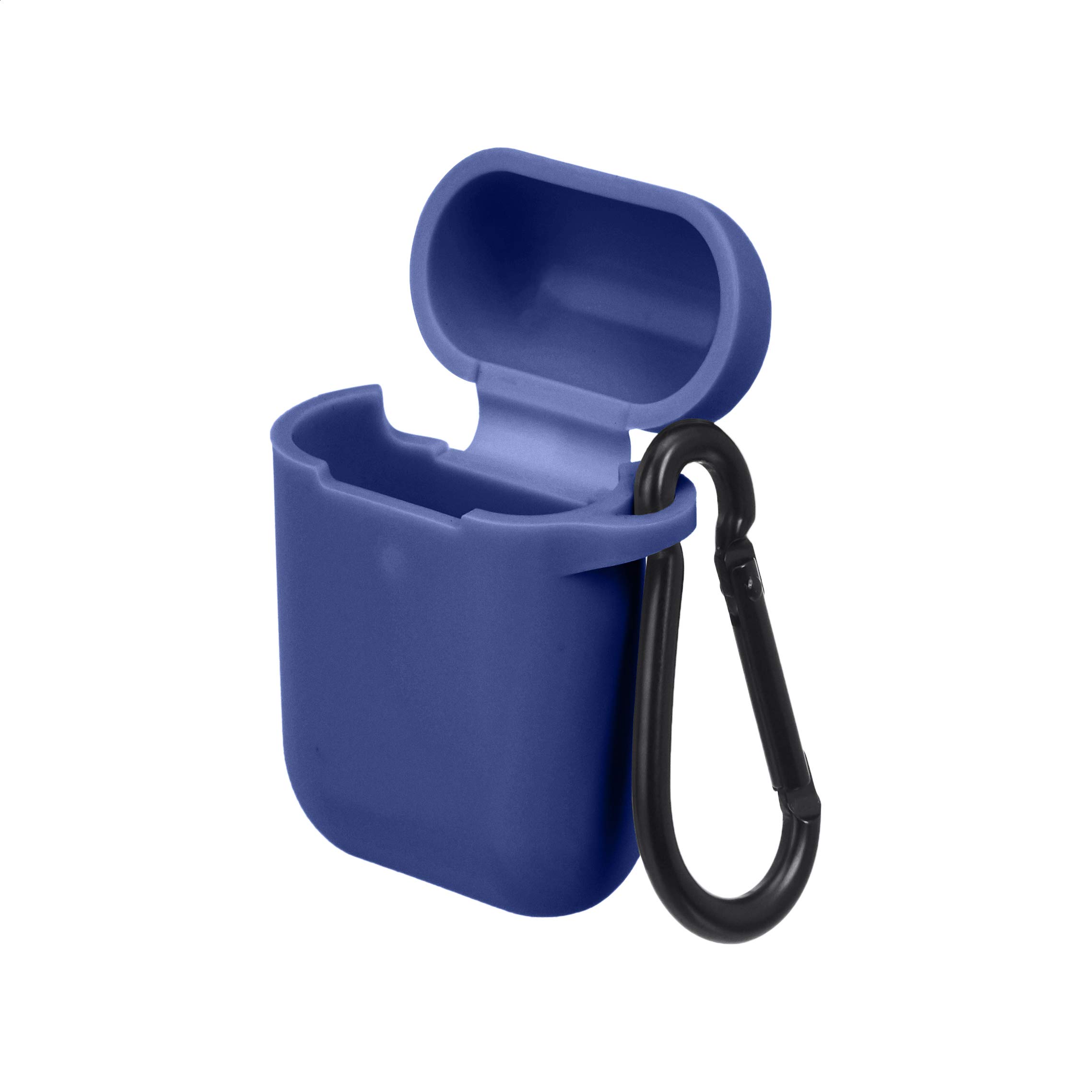 Amazon Basics AirPods Case - Compatible with Apple AirPods 1 & 2, Navy