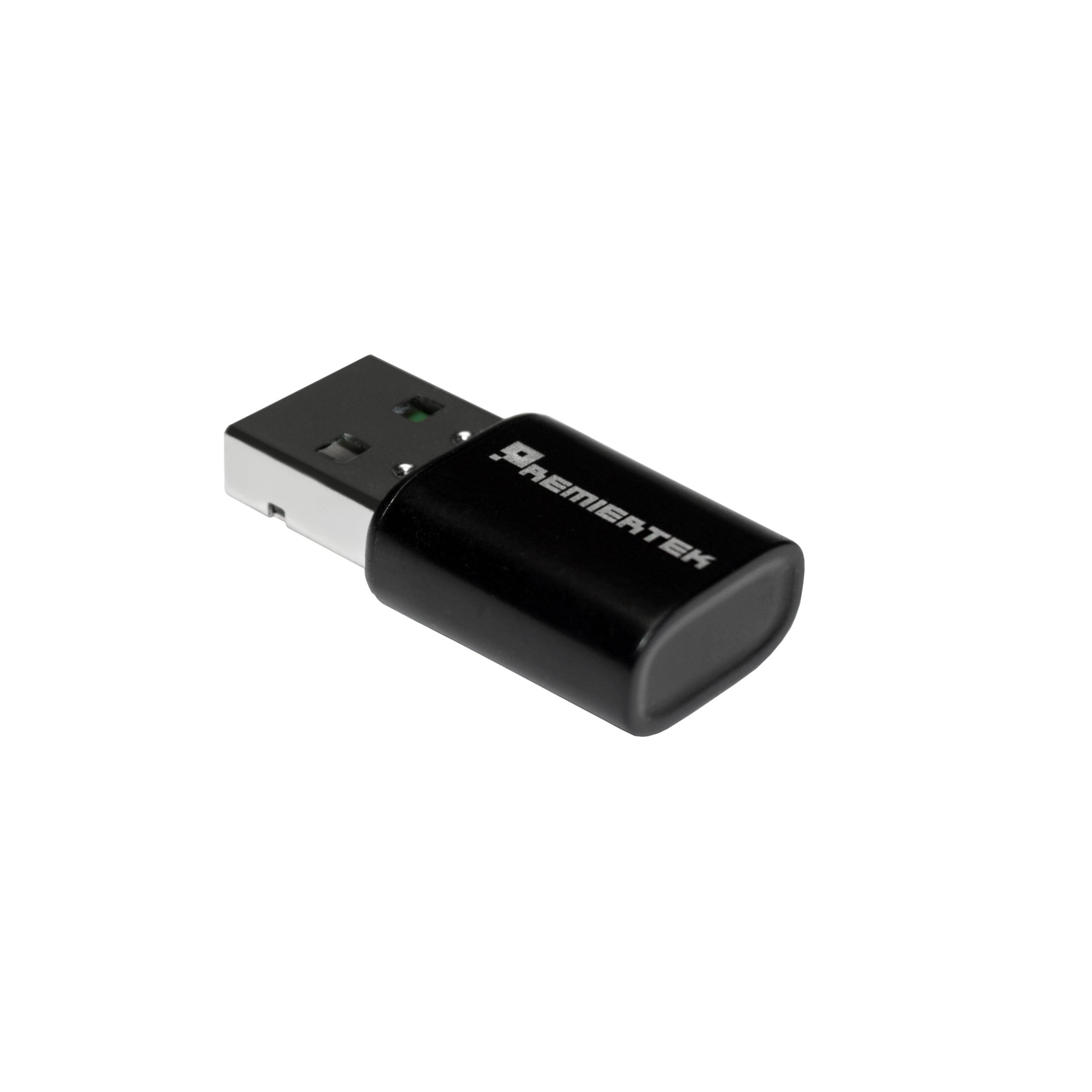 Premiertek 802.11a/b/g/n/ac Dual Band 2.4GHz/5GHz Wireless USB 2.0 LAN Adapter up to 433Mbps (PT-8811AU)