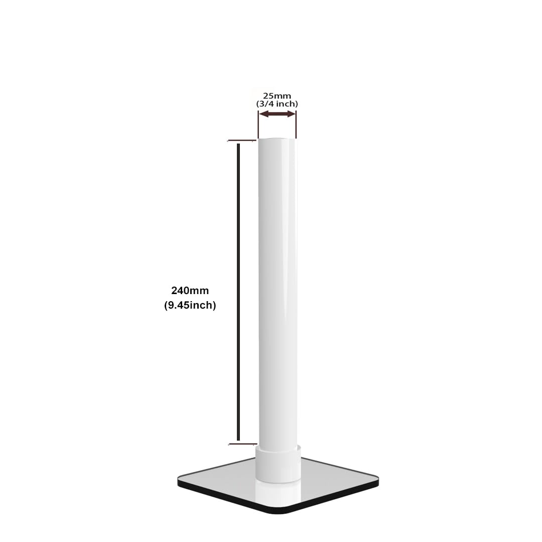 ERZHE Tumbler Drying Stand for Epoxy Tumblers with 4pcs PVC Pipes and 4 Standers