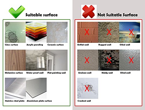 Art3d 12"x12" Peel and Stick Backsplash Tile Sticker for Kitchen, White, (10 Sheets)