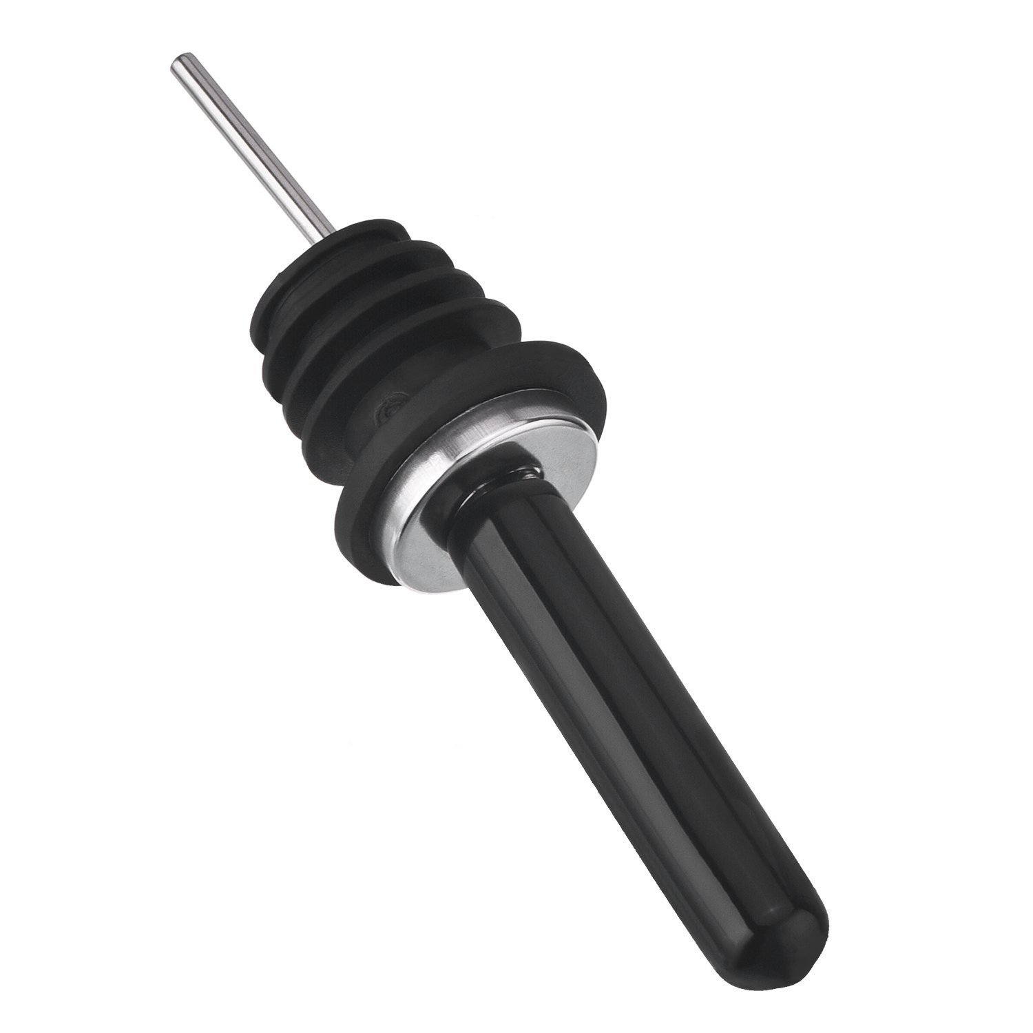 eBoot Black Rubber Pourer Cap Liquor Bottle Pourer Cover Dispenser Spout Dust Covers (48)