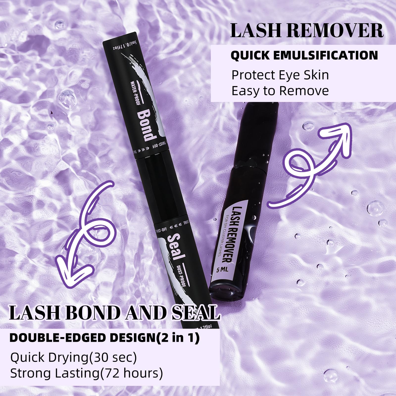 B&Qaugen LASH Premade Fans Eyelash Extensions Long Stem Premade Lash Extensions Fans 0.07 0.10 Pre Made Eye Lash Extension Fans C D Curl Volume Fan Lashes For Lash Extensions(5D-0.10D,9-16MIX)