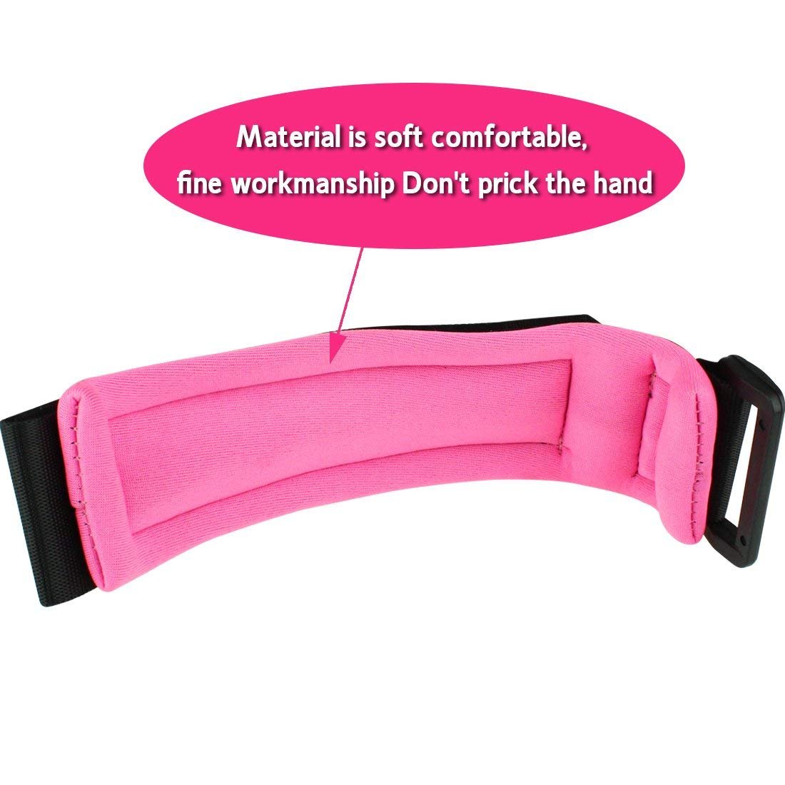 Onwon Anti Lost Safety Wrist Link Child Safety Harness Strap Rope Leash Walking Hand Belt Band Wristband(1.5m Pink)
