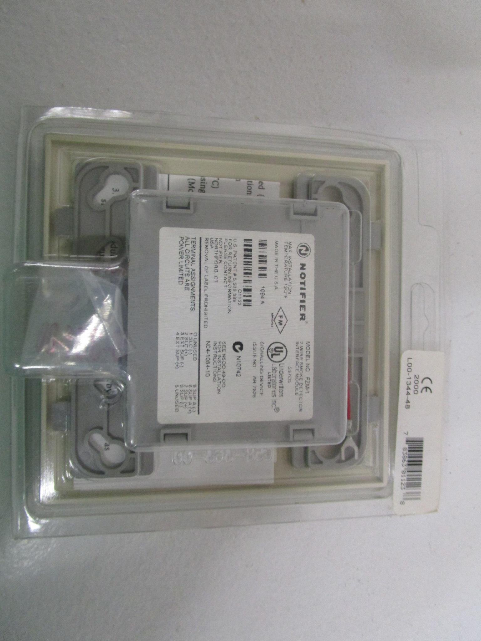 NOTIFIER CO FZM-1 FLASHSCAN ADDRESSABLE Devices, ADDRESSABLE 2-Wire Detector Monitor Module; with FLASHSCAN, (FG-05-029)