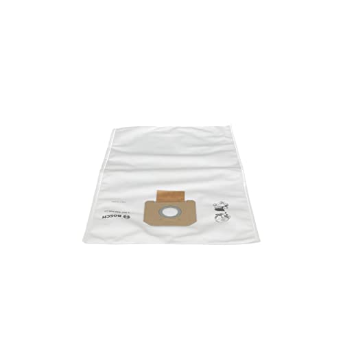 BOSCH VB140F 5-Pack Fleece Filter Bag for use with VAC140 Dust Extractor, 14-Gallon , White