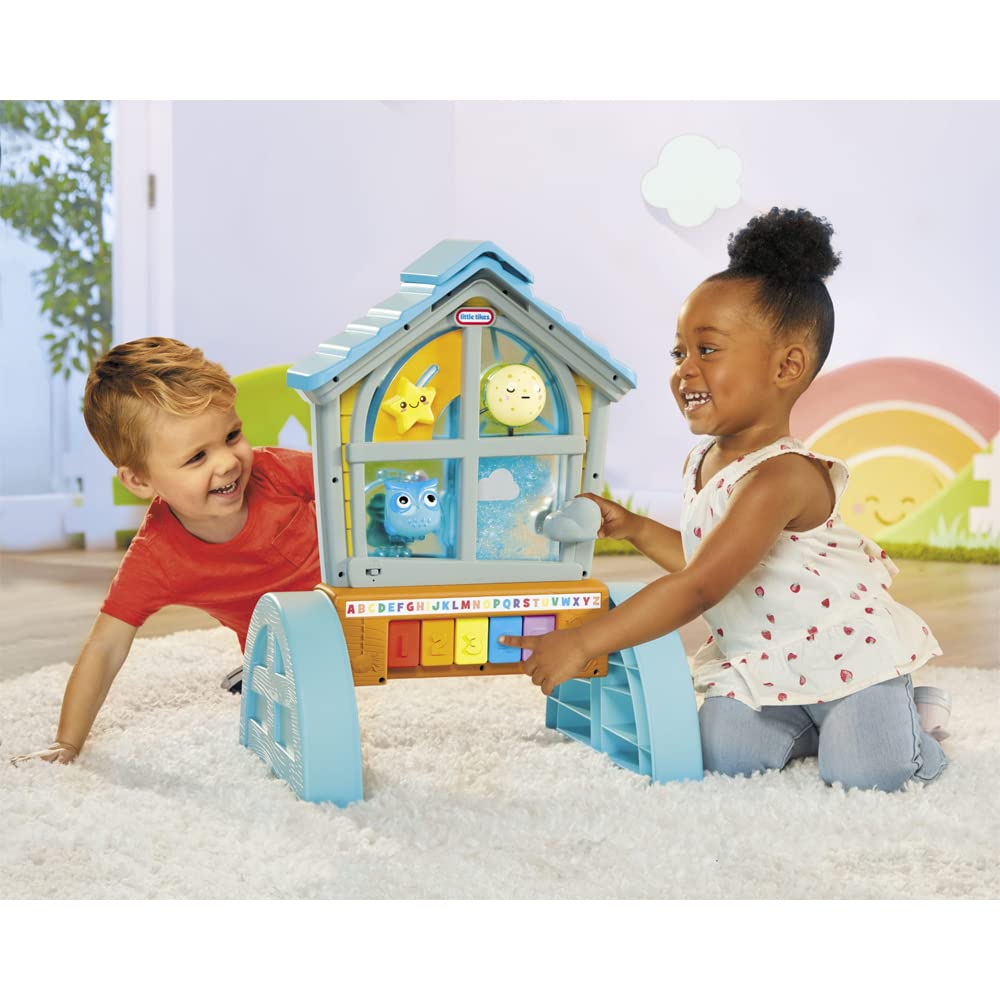 Little Tikes® Learn & Play™ Look & Learn Window™ Learning Educational Letters Numbers Weather Manners Sounds Music Lights Activity Table Gift & Toy for Infants Girls Boys Ages 12+ Months