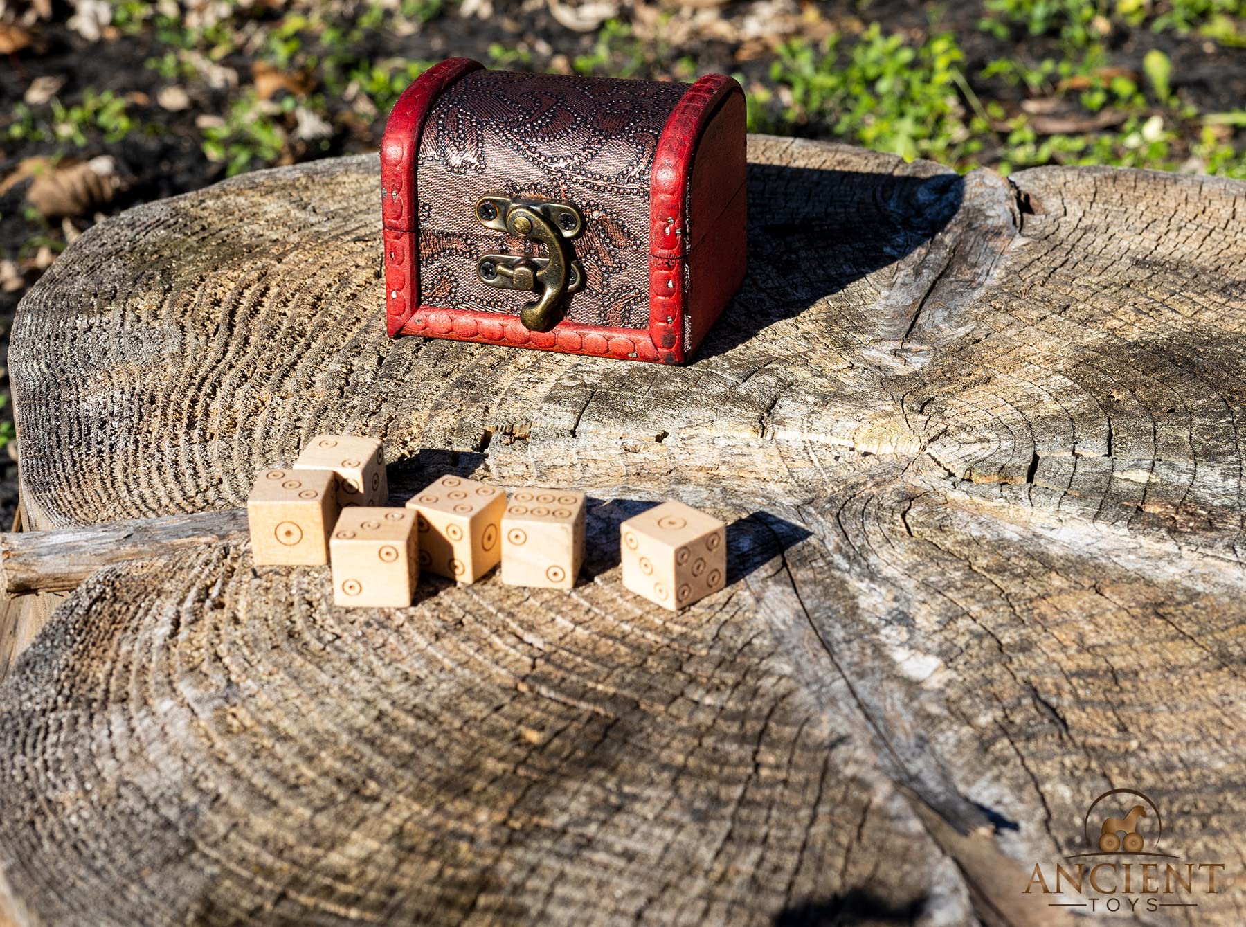 Ancient Toys Viking Dice from A Fast-paced Bluffing Game Similar to Liar’s Dice, Mia, Dudo and Perudo. Great Party Game That is Fun and Easy to Learn!…