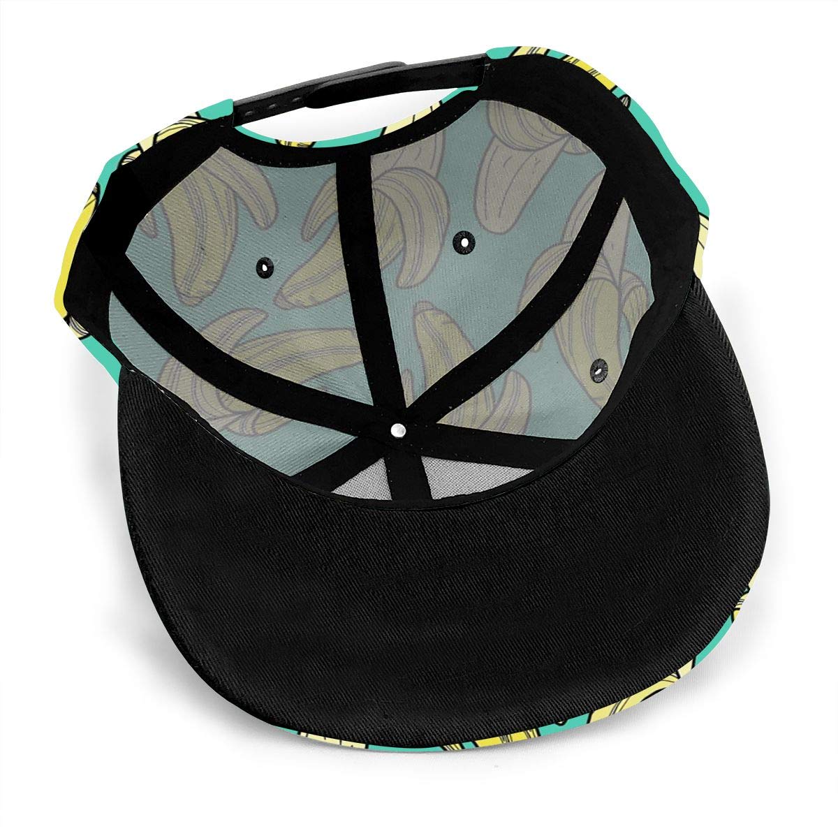 antkondnm Watermelon Fruit Pattern Flat Brim Baseball Cap Snapback for Men Women Trucker Hat