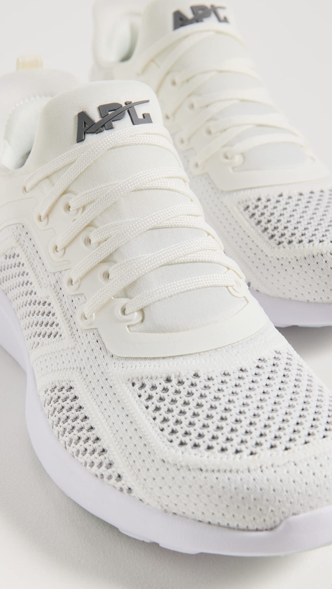 APL: Athletic Propulsion Labs Women's TechLoom Tracer Sneakers, Ivory/Cement/White, 5 Medium US