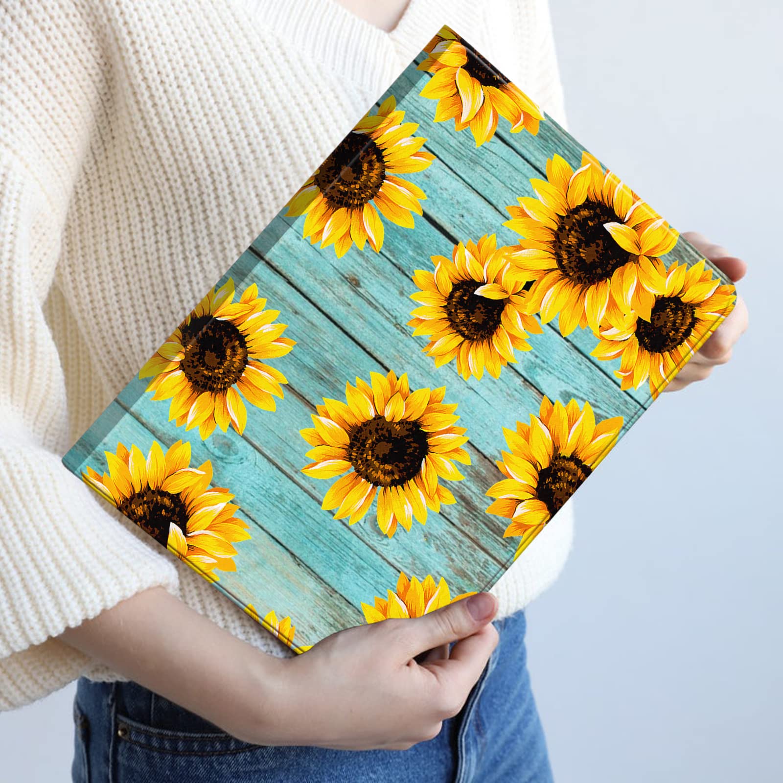 Amazon Kindle Fire HD 8 Tablet Case All-New 8" Fire HD 8 Plus 10th Generation 2020 Release Sunflower Heavy Duty Protective Cover with Auto Sleep/Wake Cases for 8 Inch Tablet